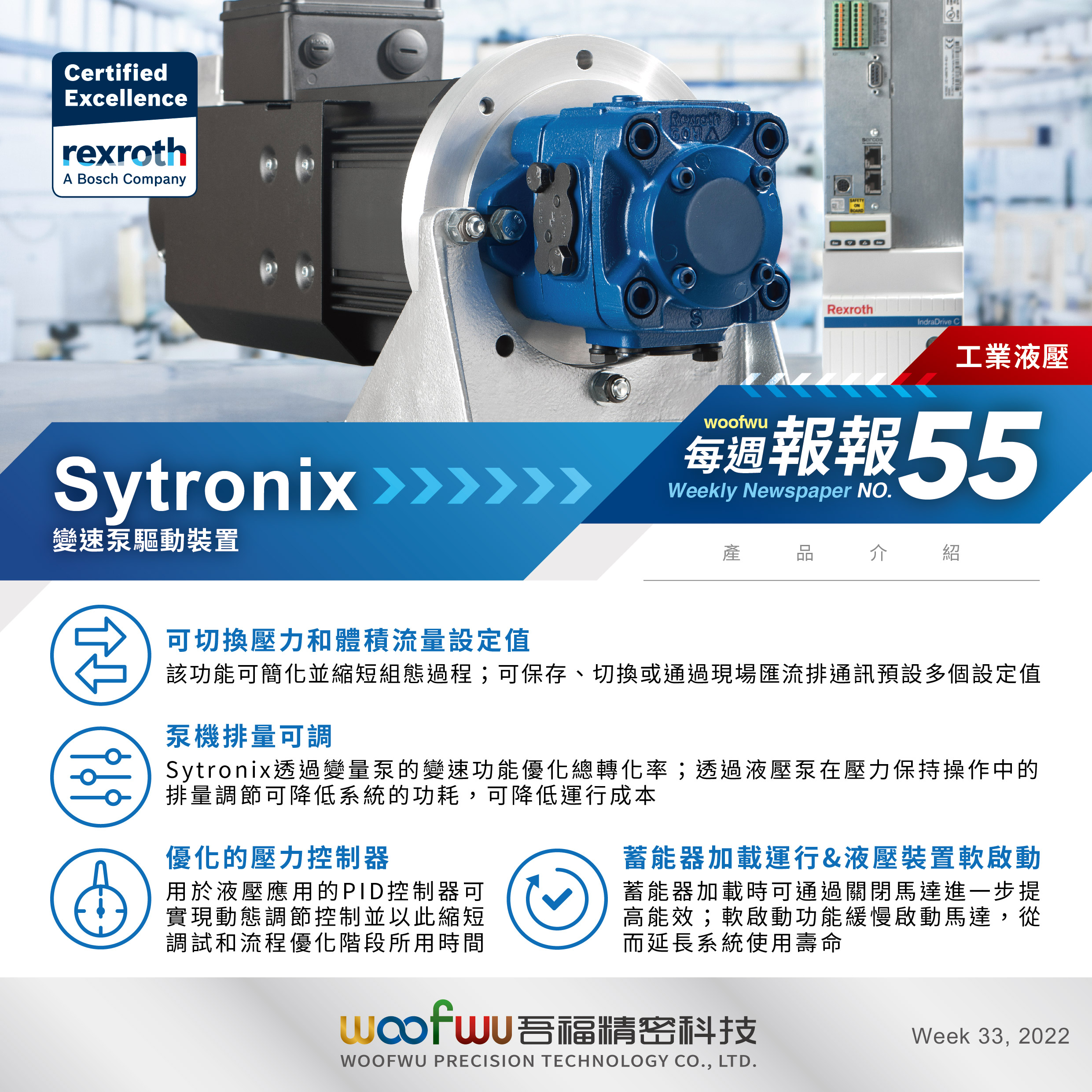 【每週報報 NO.55】Sytronix變速泵驅動裝置